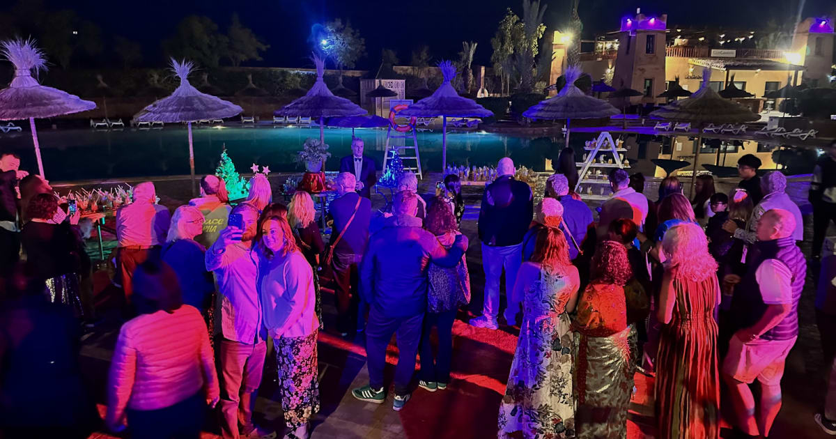 Winter holidays in February in a lively club in Marrakech: the Dar ...